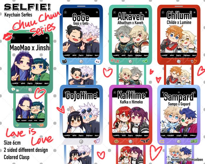 Jual SELFIE TIME Acrylic Keychain | Skip to Loafer | Jujutsu Kaisen ...