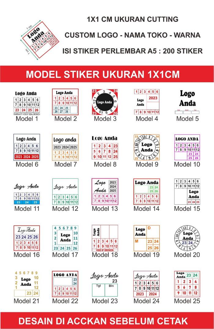 Jual Cetak INSTANT Stiker Segel Garansi Kertas Pecah Telor Berkualitas ...