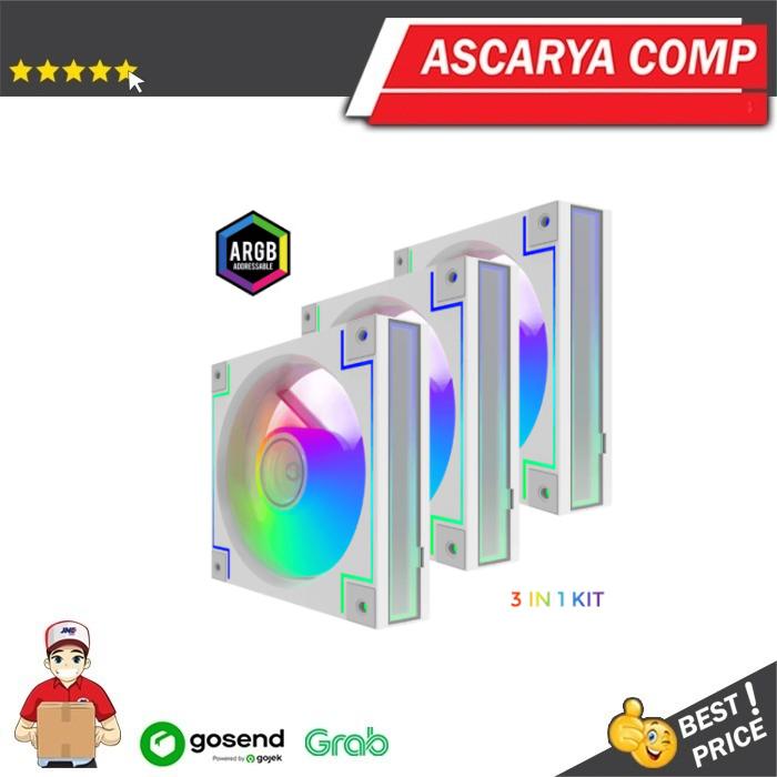 Jual GameMax RD300 120mm ARGB Fan 3 in 1 Kit - Hitam - Kota Bandung ...