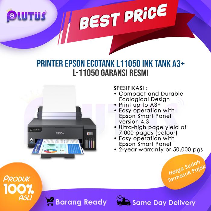 Jual Printer Epson EcoTank L11050 Ink Tank A3+ L-11050 Garansi Resmi ...