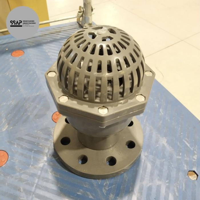 Jual Foot Valve PVC Flange jis 10k ukuran 3" inch / DN80 Foot valve Pvc ...