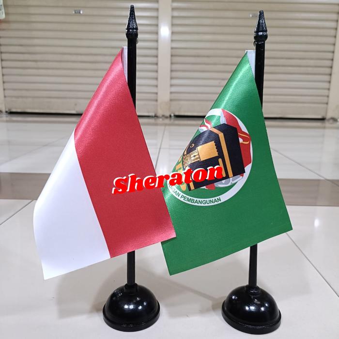 Jual tiang kayu meja+bendera partai PPP+Indonesia - Jakarta Pusat ...