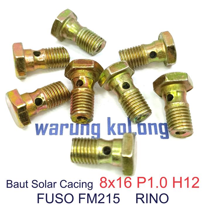 Jual Baut Solar 8mm FUSO FM215 RINO 8x16 P1.0 H12 ME022308 cacing 8 mm ...