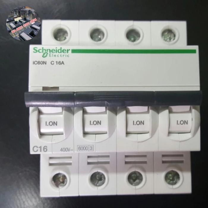 Jual SCHNEIDER MCB ACTI 9 IC60N 6KA 4P 16A A9F74416 SCHNEIDER ORIGINAL NEW - Jakarta Pusat ...