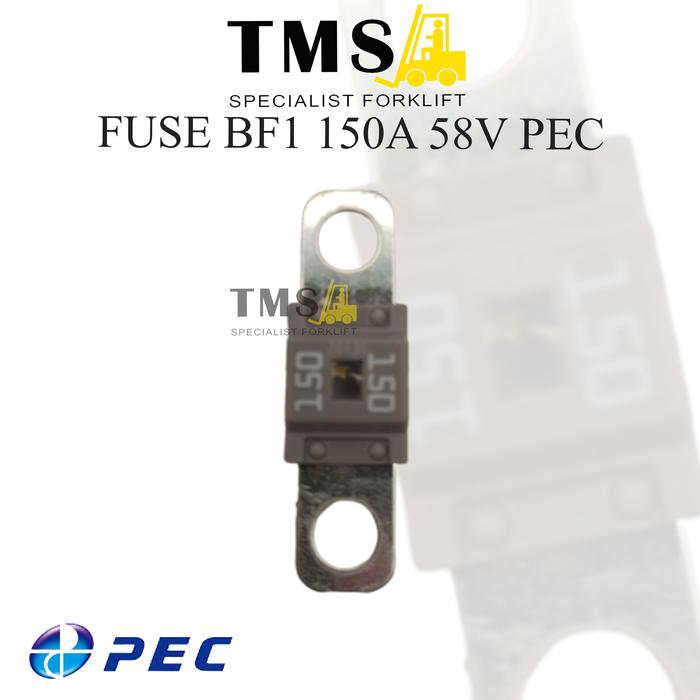 Jual Fuse 150A (Small BF1) 58V DC For Forklift Grey PEC Reahtruck ...