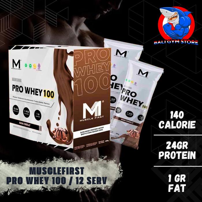 Jual Muscle First PRO WHEY Box isi 12 sachet Susu Tinggi Protein BPOM ...