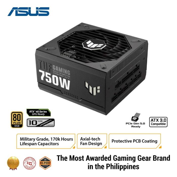 Promo ASUS TUF Gaming 750W 850W 1000W 1200W GOLD - 80+ Plus GOLD PCIe 5.1 ATX 3.1 Fully Modular ...
