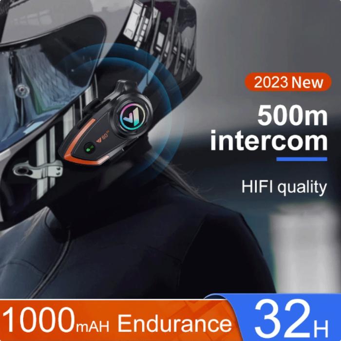 Promo Intercom Y80 2X Helm Bluetooth Headset Helmet Motorcycle ...