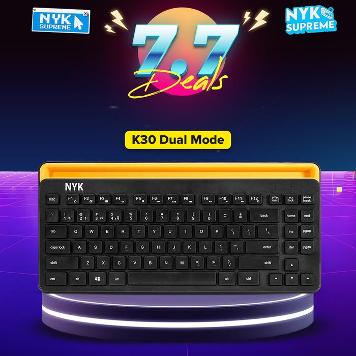 Promo Keyboard Mini Wireless Bluetooth NYK K30 Multi Device - Jakarta ...