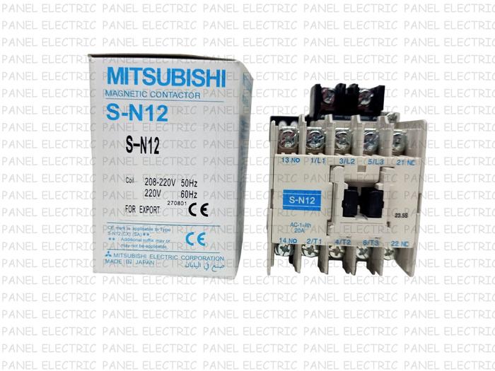 Jual MAGNETIC CONTACTOR MITSUBISHI SN-12 SN 12 110V/220V/380V KONTAKTOR - Jakarta Barat - Panel ...