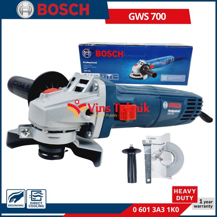 Promo Mesin Gerinda Angle Grinder Grinda 4" GWS700 Bosch GWS 700 ...