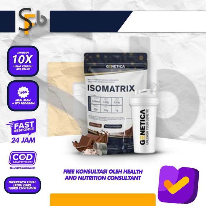 Promo GENETICA ISOMATRIX 5 LBS WHEY PROTEIN ISOLATE BLEND ISO MATRIX ...