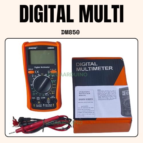 Jual Digital Multi DM850 Multimeter Digital Mini AC DC Buzzer Test ...