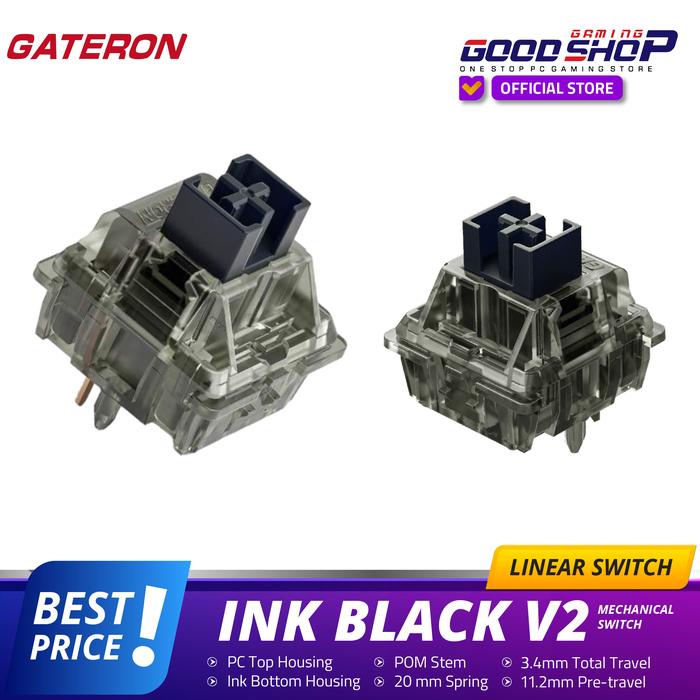 Jual Gateron Ink Black V2 Wall Stem Keyboard Switch - Jakarta Pusat ...