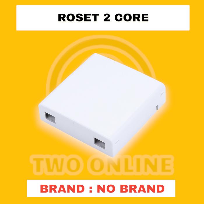 Jual Roset 2 core (kosongan)FO/OPTIK/OPTIC/ADAPTOR/ADAPTER/FIBER ...