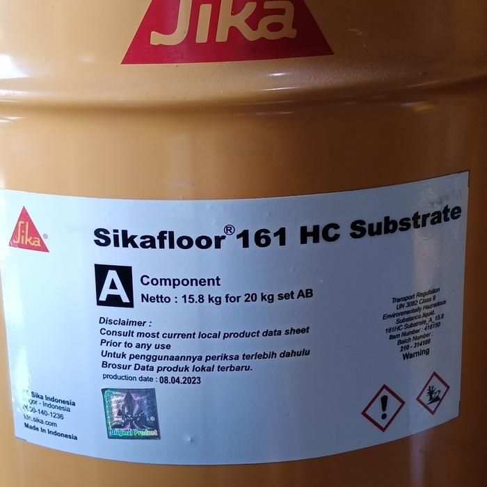 Jual Sikafloor 161 hc substrate/ Primer Epoxy Transparant 20kg set ...