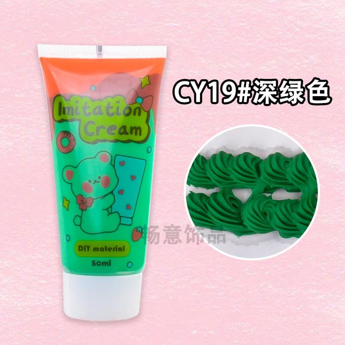 Jual 50ml Cream Clay Liquid Glue DIY Imitation Lem Simulasi Krim Deco ...