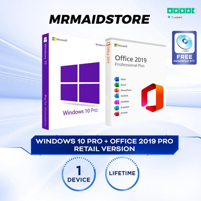 Promo Microsoft Windows 10 Pro | 10 Home | Office 2019 | Retail ...