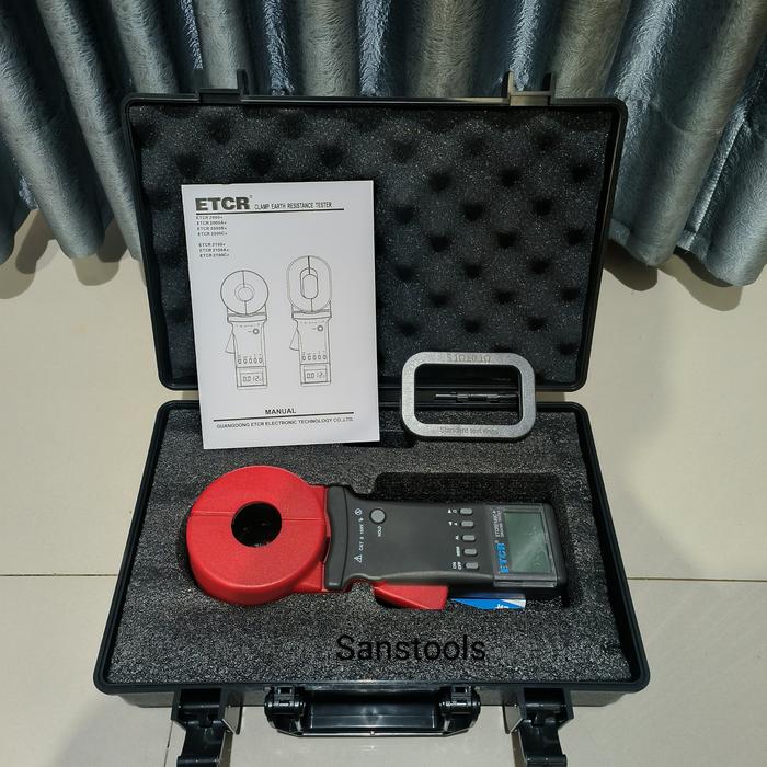 Jual ETCR2100C+ Clamp earth resistance tester Digital Clamp Grounding ...
