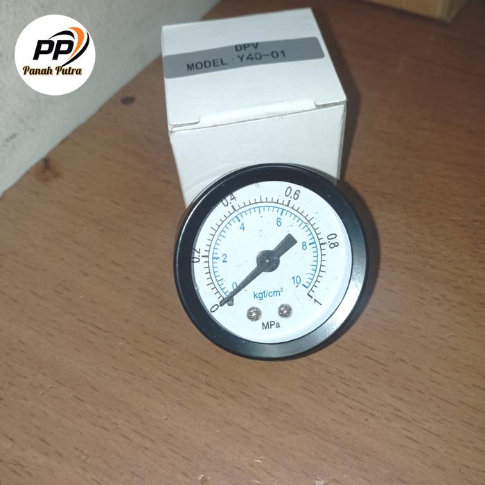 Jual PRESSURE GAUGE SIZE 1.5" BLACK RANGE: 10KG/0-150Psi Drat 1/8" NPT - Jakarta Barat - Panah ...