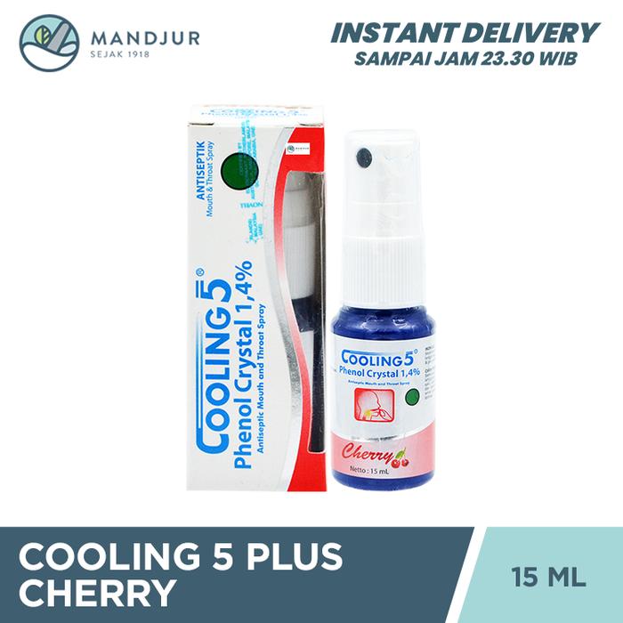 Jual Cooling 5 Spray Cherry - Obat Sariawan Sakit Tenggorokan Radang ...