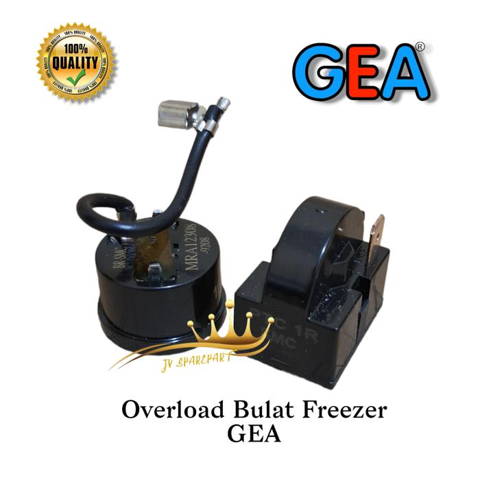 Jual Relay Ptc + Overload Bulat Freezer GEA / Overload Bulat GEA - Kab ...