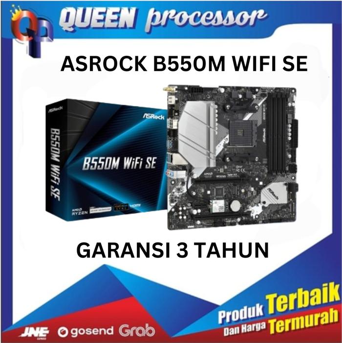 Jual Motherboard ASRock B550M WiFi SE (Am4, B550, Ddr4) - Jakarta Pusat ...