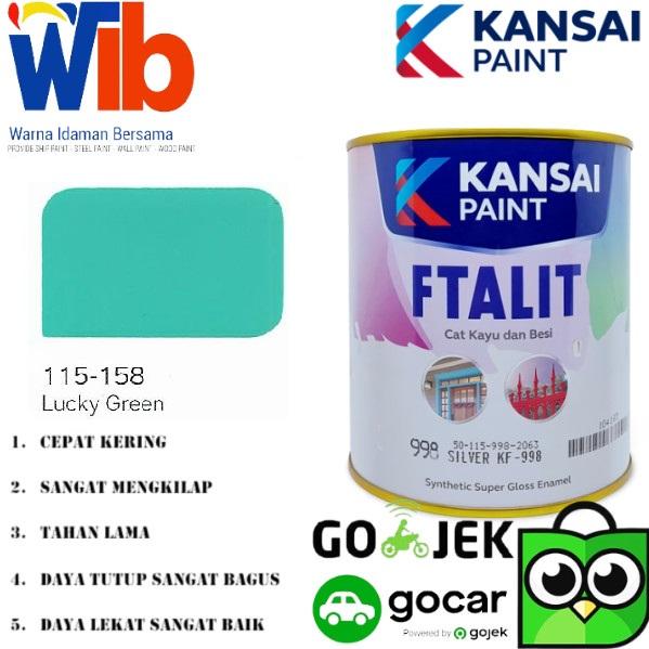 Jual KANSAI Ftalit Cat Besi & Kayu Gloss 1 Kg / Lucky Green 115-158 - Kota Bekasi - Warna Idaman ...
