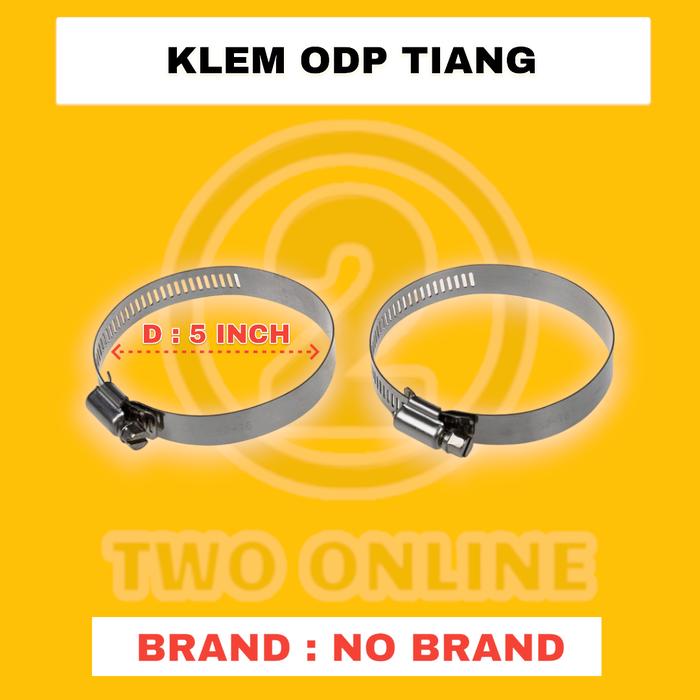 Jual KLEM TIANG ODP/cincin ring 5 inci/clamring besi pengikat odp fiber ...