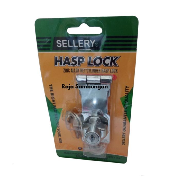 Jual Haps Lock 3 inch Key Cylinder Overval Gembok Pengait Pintu Kunci ...