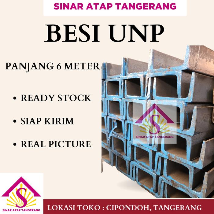Jual BESI UNP 65/ KANAL U 65 PANJANG 6 Meter - Kota Tangerang - sinar ...