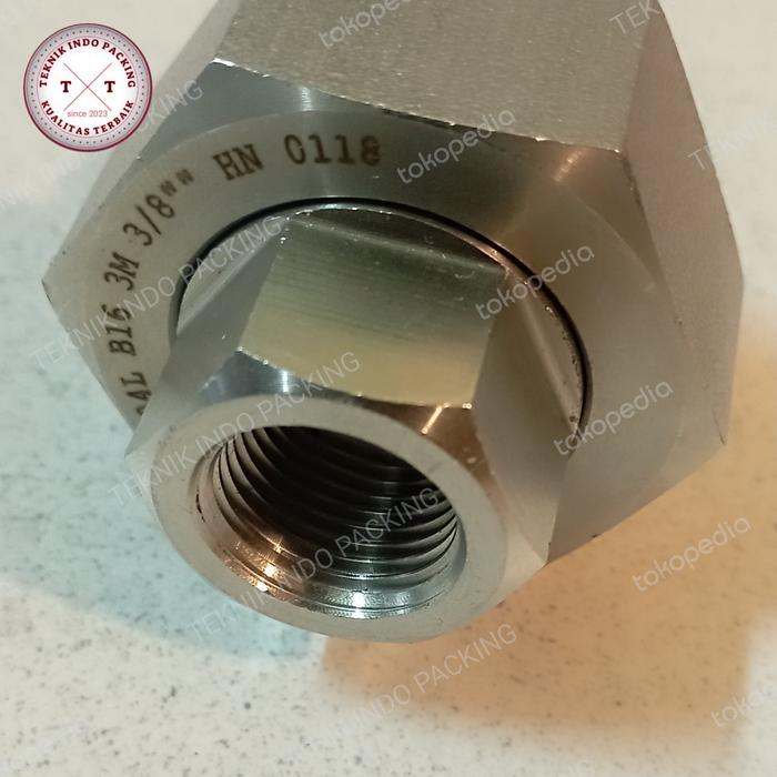 Jual water mur sw /union stainless ss304 clas 3000 drat 1" NPT/socket ...