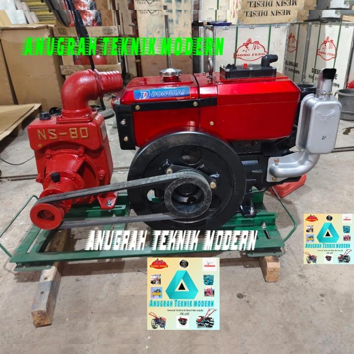 Jual Pompa Air irigasi 3" NS80 Diesel Donghai R185 power 10PK - Jakarta ...