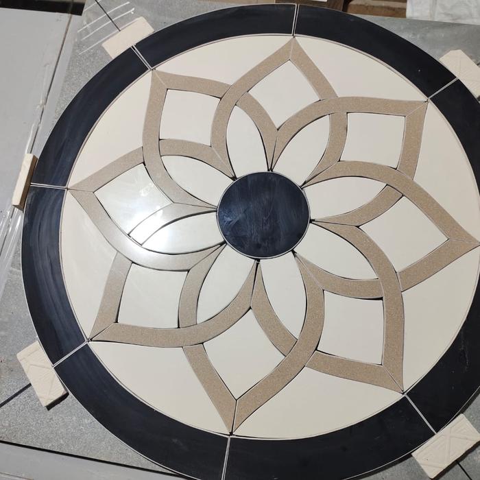 Jual Granit Pola Motif Dekorasi Lantai / Keramik Pola Motif Decor Teras ...