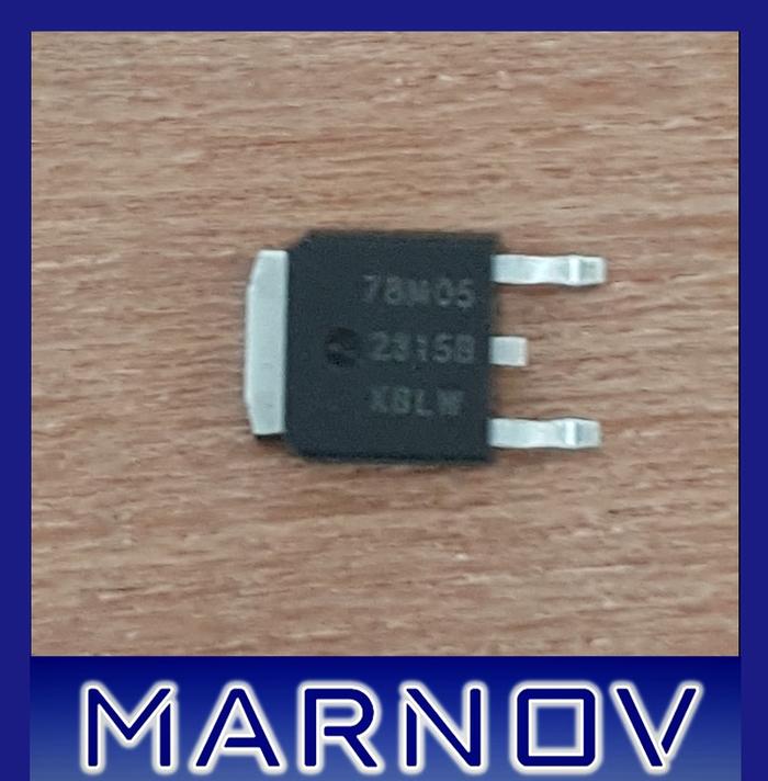 Jual Liniear Voltage Regulator 78M05 78(M)05 IC 7805 5V SMD TO252 DPACK D-PACK - Kota Bandung ...