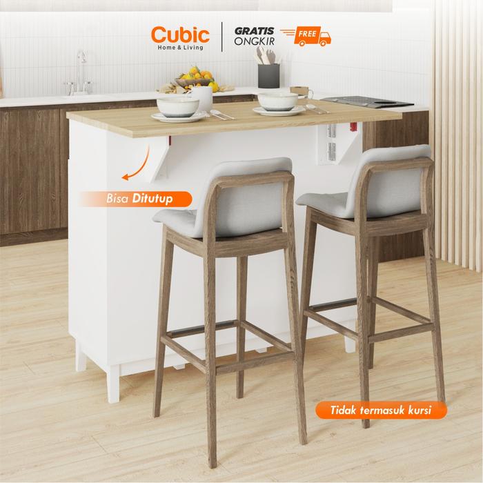 Promo Cubic Meja Makan Tinggi / Bar Table / ELENA BT 120 Cicil 0% 3x ...