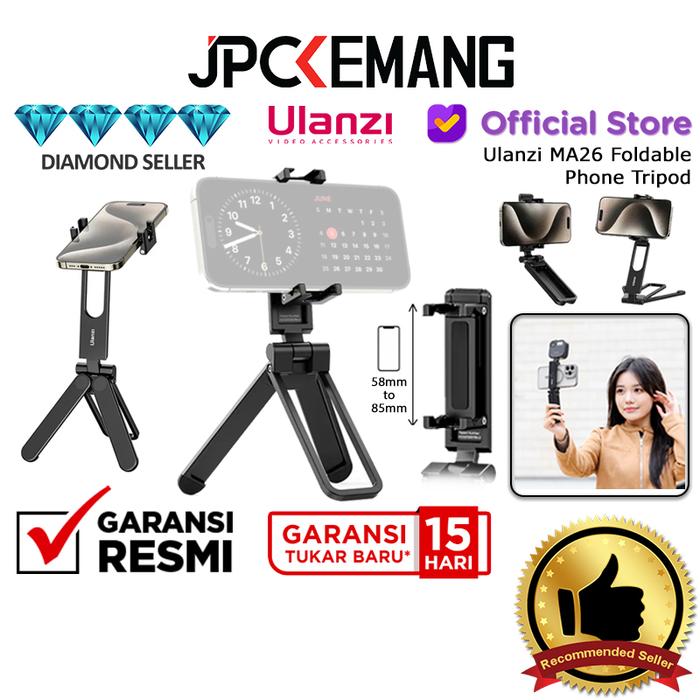 Promo Ulanzi MA26 Foldable Pocket Tripod for Smartphone Ulanzi MA 26 ...