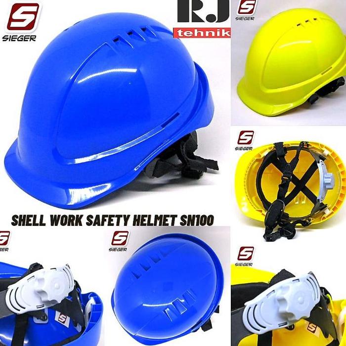 Jual Sieger SN100 Helm Safety Helmet Shell Work Helem Sepeda dan Proyek ...