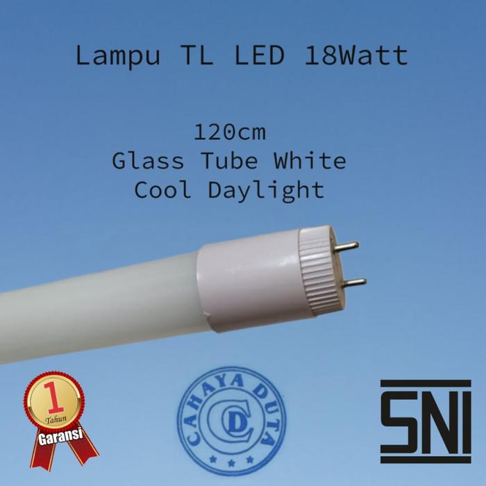 Promo Lampu TL LED 18W 120cm T8 glass tube putih white - Jakarta Utara ...