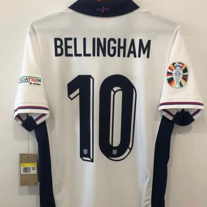 Jual Jude Bellingham #10 England National Team Home Jersey UEFA Euro ...
