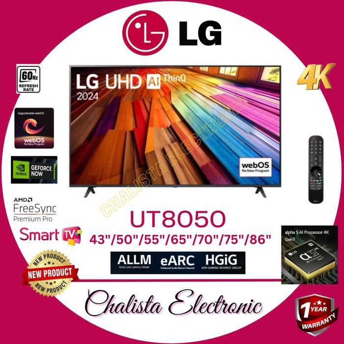 Jual TV LG 65UT8050 (2024) / UT8050 4K UHD Smart TV 65 Inch ...