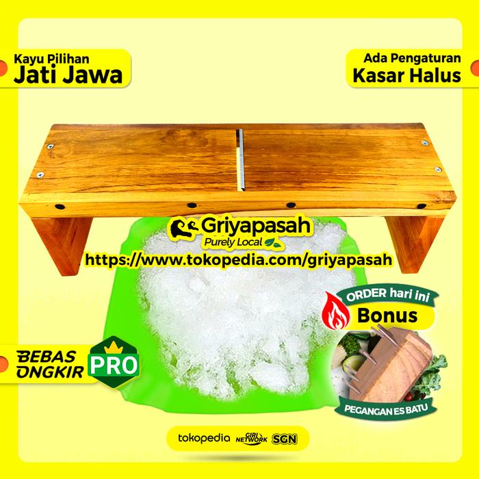 Jual ( CUSTOM PANJANG 40CM ) MESIN SERUT ES BATU HASIL HALUS ES KEPAL ...