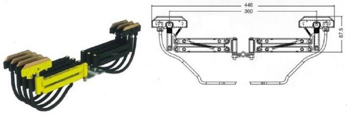 Jual Collector Current 2 Double Seamless Busbar Conductor Penghantar ...