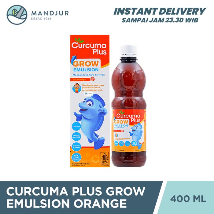 Promo Curcuma Plus Grow Emulsion Rasa Jeruk 400 mL - Suplemen Kesehatan ...
