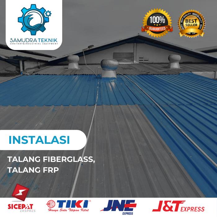 Jual Instalasi Talang Fiberglass, Jasa Instalasi Talang FRP, Jasa ...