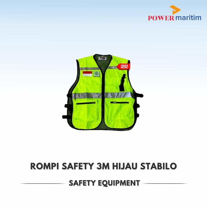 Jual Rompi Safety Hijau Stabilo All Size 3M - Kota Surabaya - Power ...