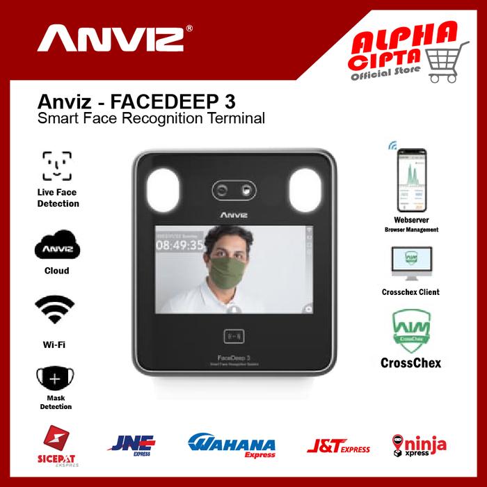 Jual ANVIZ FACEDEEP 3 Smart Face Recognition Terminal - Jakarta Utara - Alpha Cipta | Tokopedia