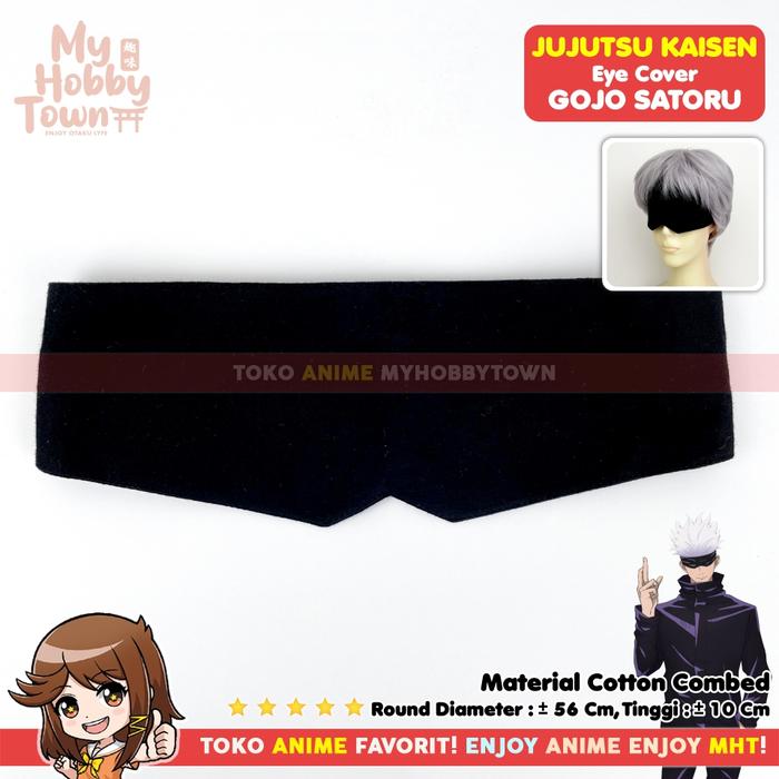 Jual Tutup Mata Gojo Satoru Jujutsu Kaisen Cosplay Kostum Costume Eye ...