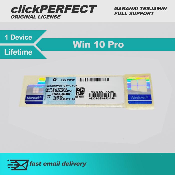 Jual Win 10 Pro COA + Sticker Logo - Kota Tangerang Selatan - Thums Up ...