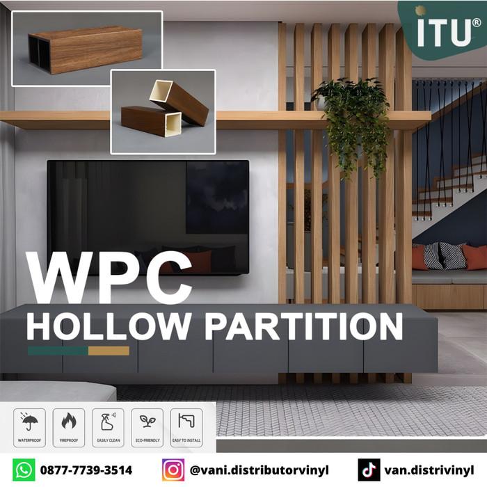 Jual Partisi Hollow WPC ITU 5x10cm | Partition WPC Indoor | Panjang 2 ...